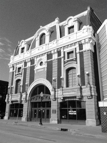 Five Flags Theatre Building – Karen B. Jones – Illustrator