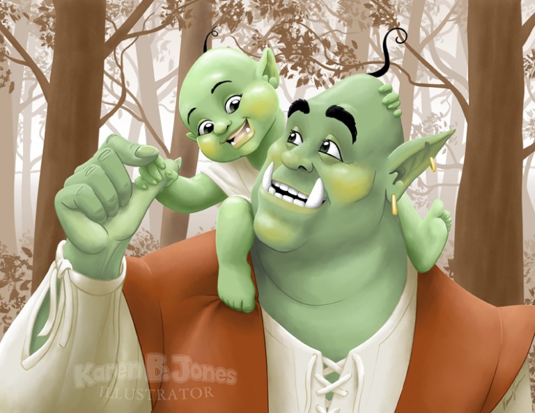 Orc Dad – Karen B. Jones – Illustrator