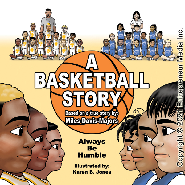 A Basketball Story – Cover – Karen B. Jones – Illustrator