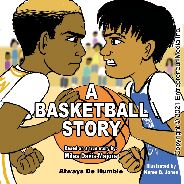 A Basketball Story – Cover – Karen B. Jones – Illustrator